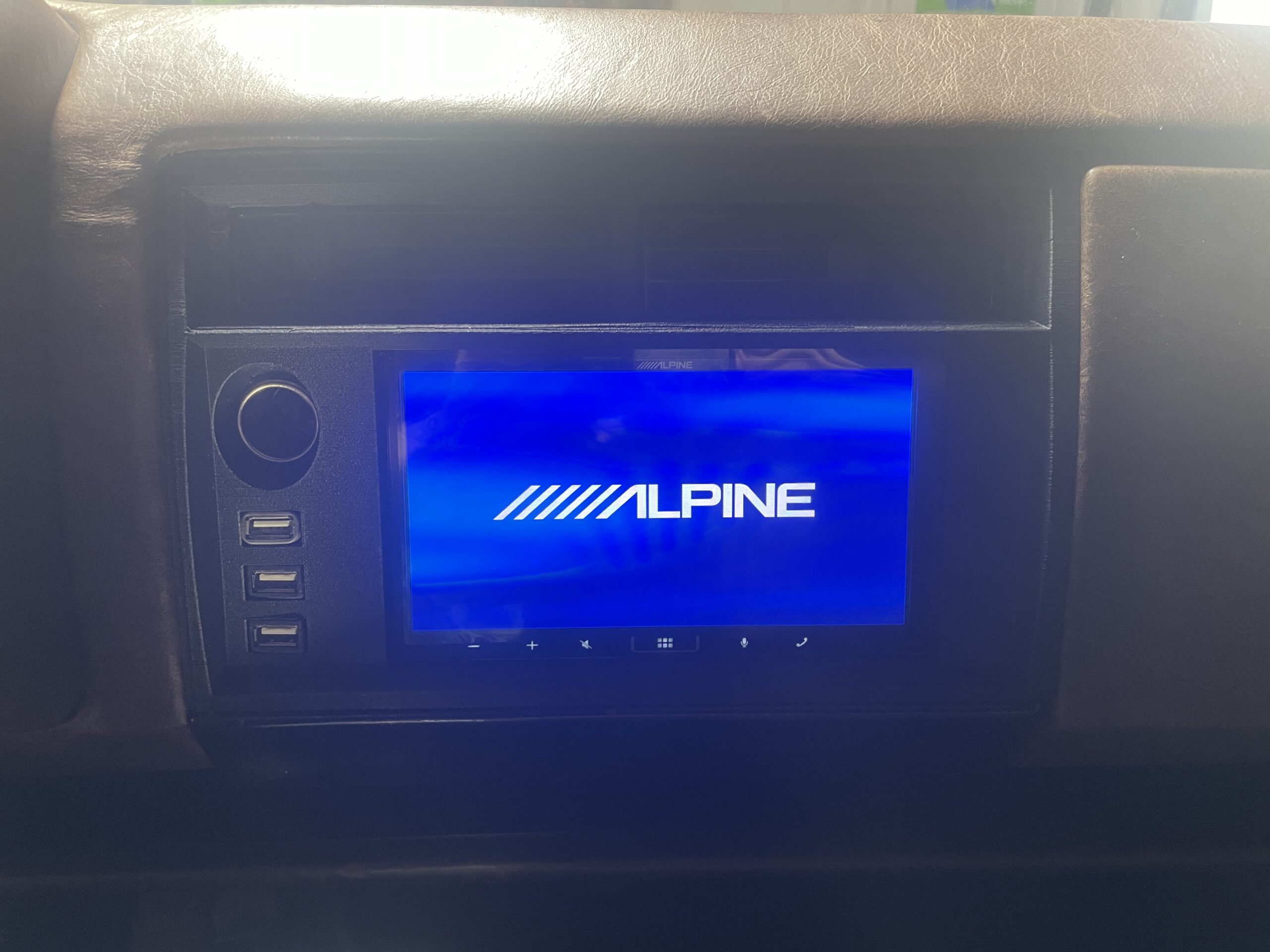DOUBLE DIN STEREO BEZEL - CHEVY S10 GMC S15 SYCLONE TYPHOON BLAZER ...